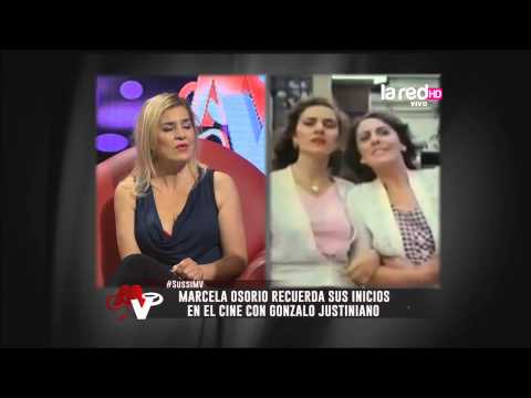 Marcela Osorio recuerda sus inicios en el cine con Gonzalo Justiniano