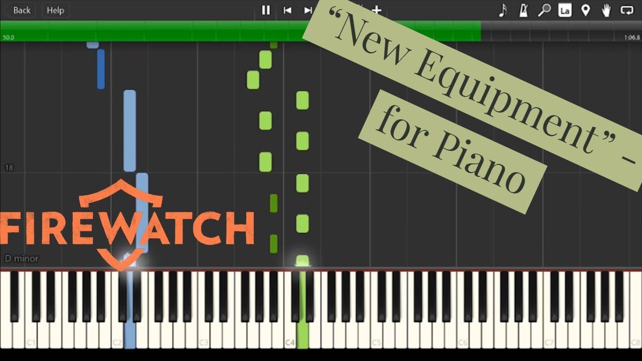 Firewatch - "New Equipment" for Piano - YouTube