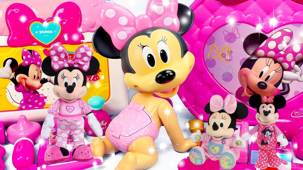 9 Minutes Satisfying with Unboxing Cute Minnie Mouse & Aqua Relax Truck ...
