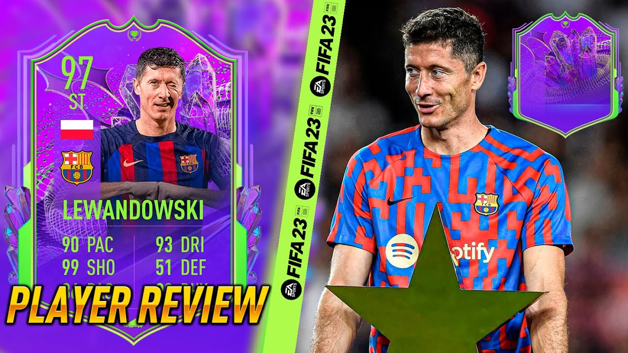 QUE HERMOSA CARTA.. 97 ROBERT LEWANDOWSKI AWARD WINNER POTY PLAYER ...