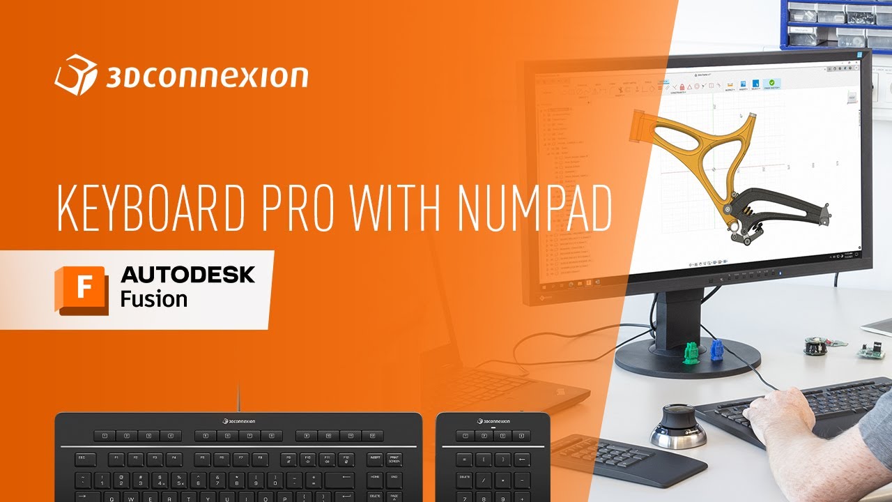 Fusion x 3Dconnexion - Keyboard Pro benefits and features - YouTube