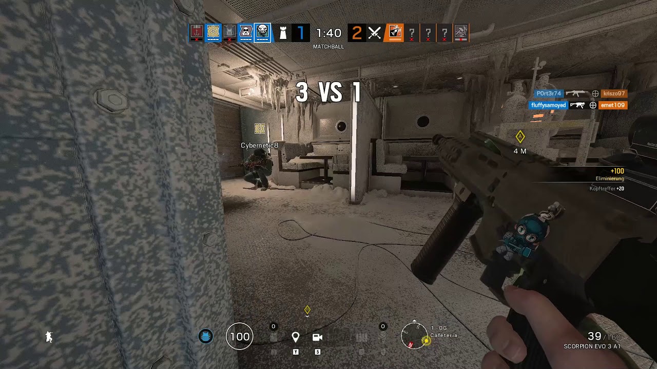 Tom Clancy's Rainbow Six Siege Ela headshot - YouTube