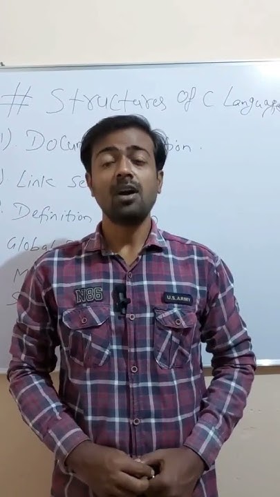 Structure Of C Language Clanguage Shorts Education Youtube