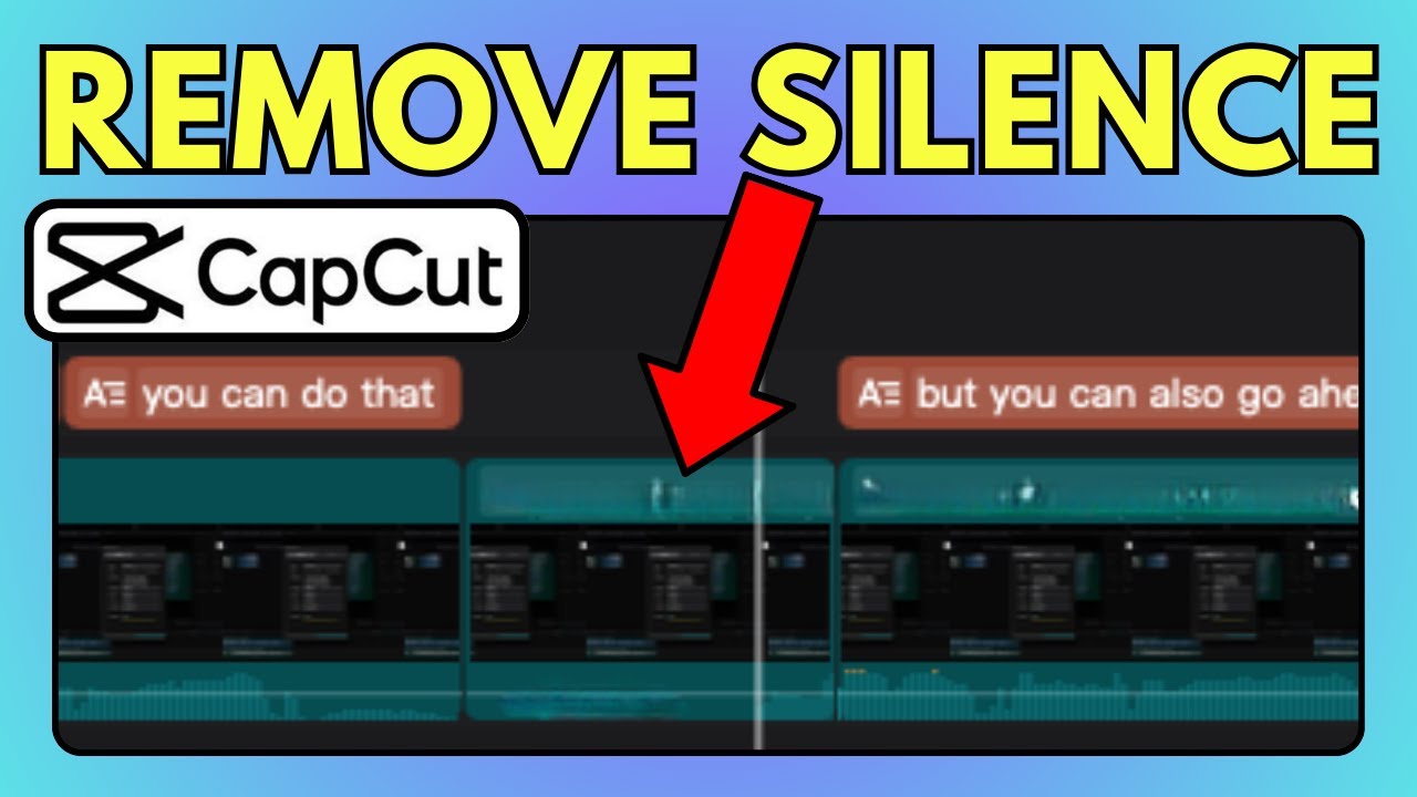 How To Remove Silence In CapCut PC - YouTube