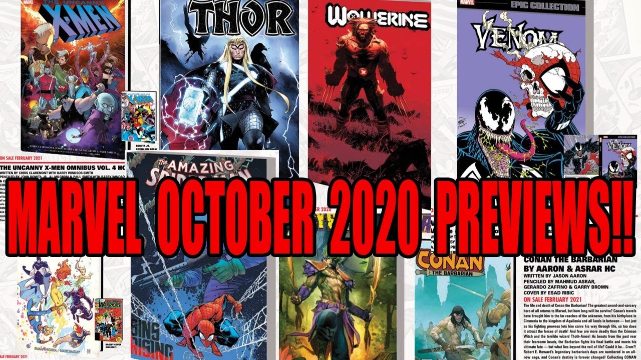 Advance look at the Collected Editions in the October Marvel Previews ...