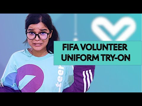 Volunteer Uniform Unpacking + Try On || @fifa World Cup Qatar 2022 ...