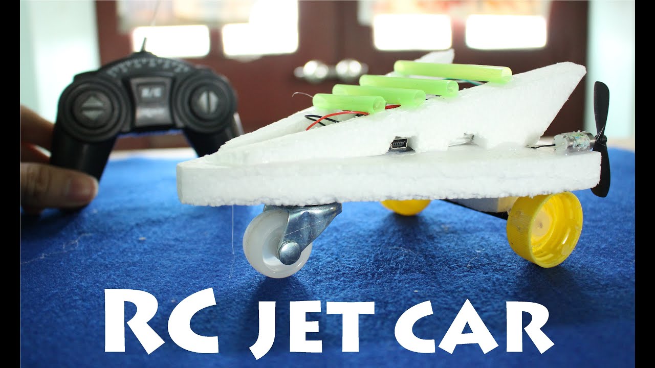 How to make a Remote Control Jet Powered Car | RC Toy - YouTube