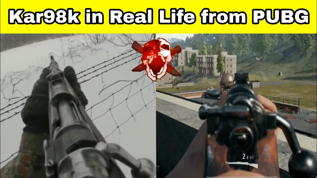 Kar98k from PUBG in Real life | Sniper in Real Life | - YouTube