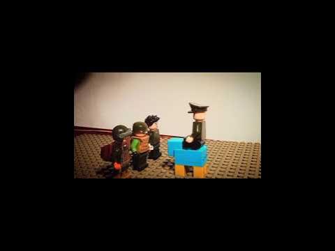Построение лего-солдат💂‍♂️ перед командиром которого зовут Али-Абабуа🎶😂 ...