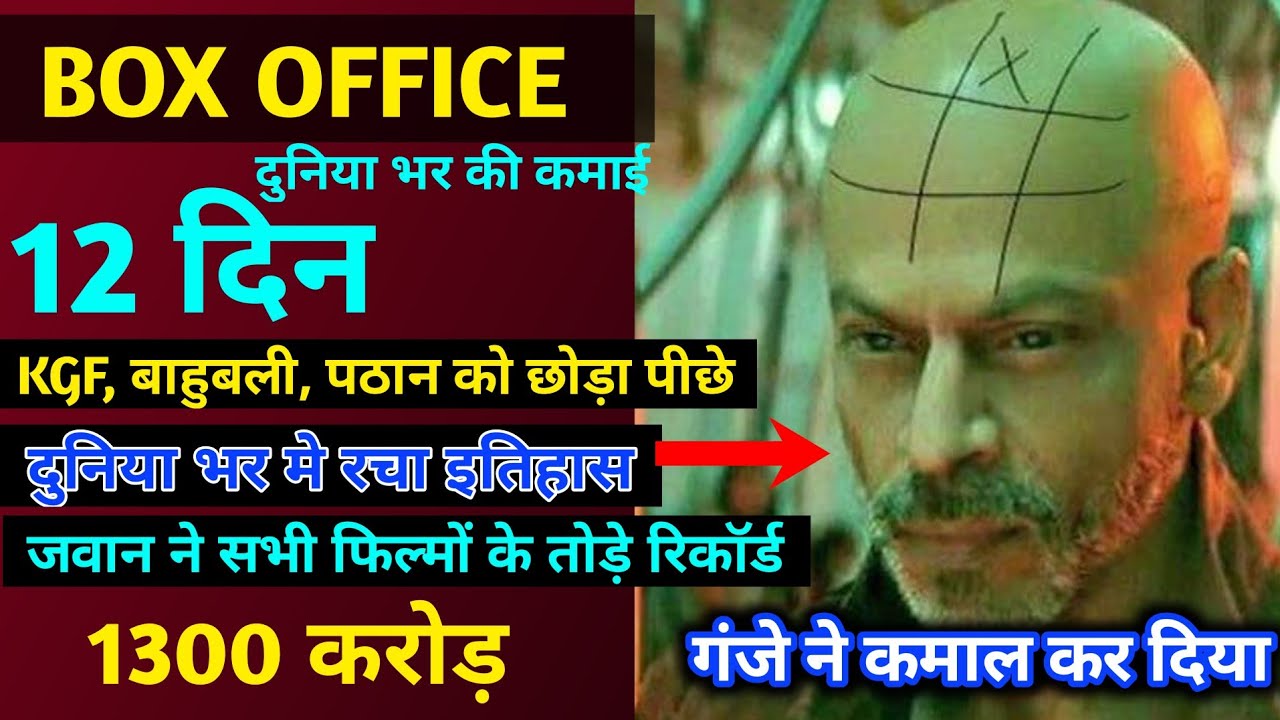 Jawan Box Office Collection,Jawan 12th Day Box Office Collection ...