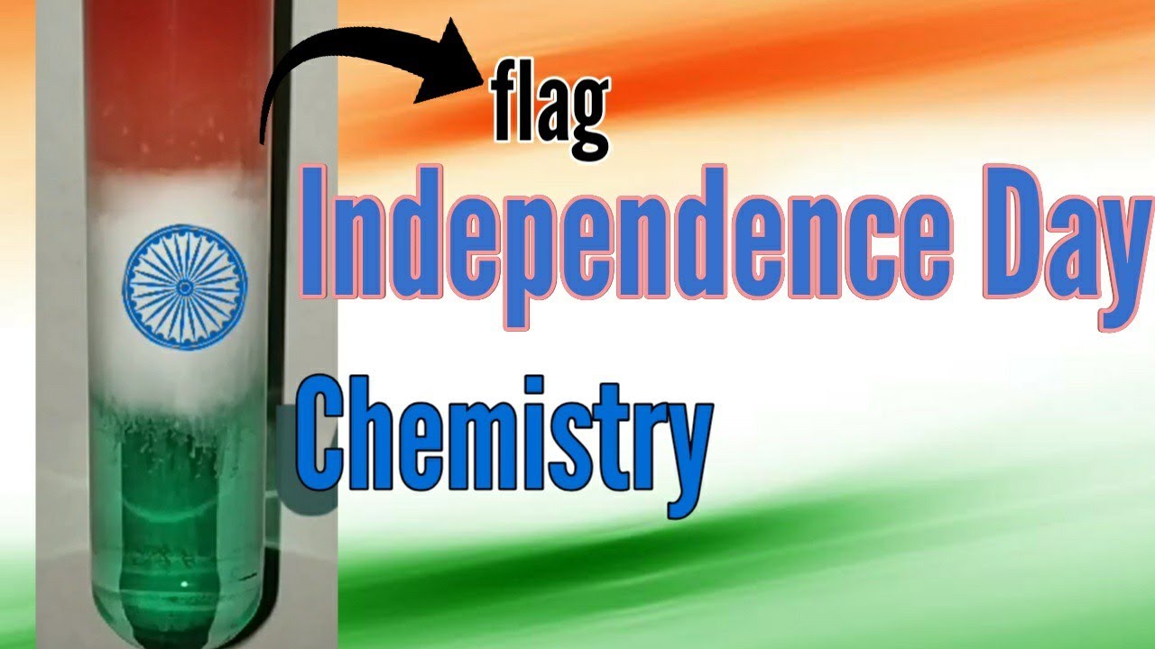 Chemistry celebrates Independence Day - YouTube