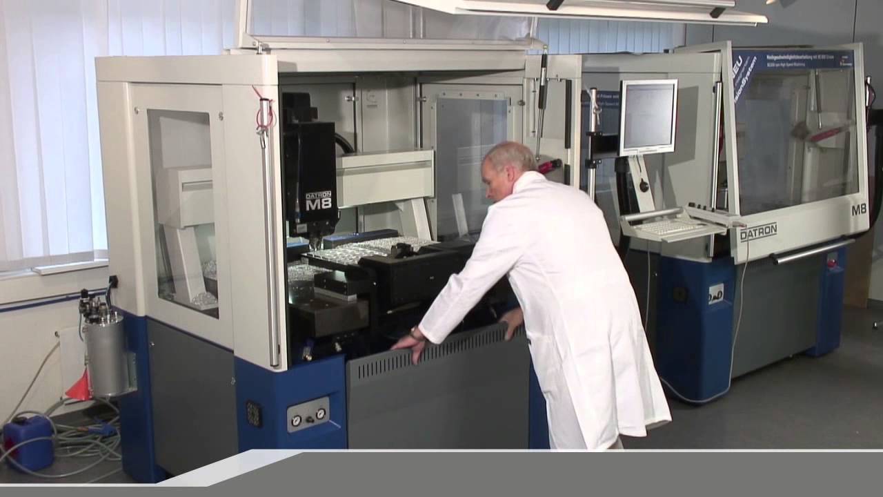 DATRON Chip Cart - Easy CNC chip collection and disposal - YouTube