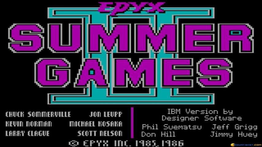 Summer Games 2 gameplay (PC Game, 1986) - YouTube