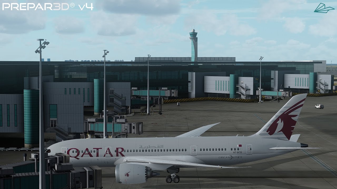Prepar3D v4.5 | Stockholm to Doha | ESSA-OTHH | QualityWings 787-8 | Flight Simulator | P3D ...