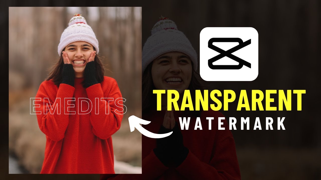How to Make Transparent Watermark in Capcut || Capcut Transparent Watermark Tutorial - YouTube