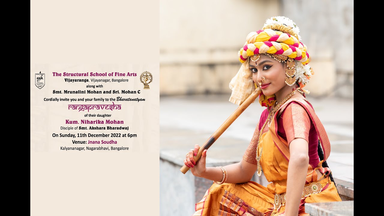 Kum. Niharika Mohan. Disciple of Akshara Bharadwaj | Rangapravesham ...