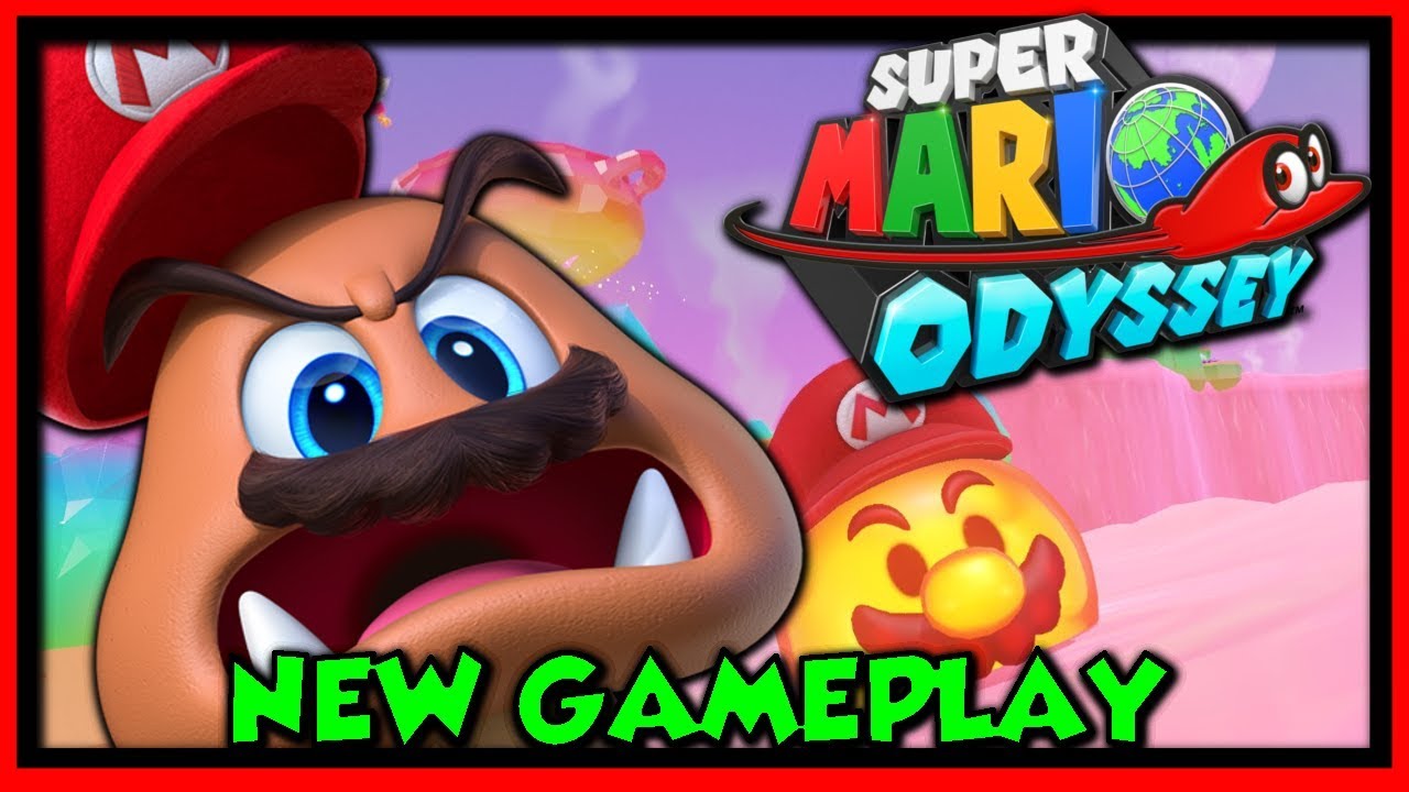 SUPER MARIO ODYSSEY - NEW GAMEPLAY [Luncheon Kingdom] - YouTube