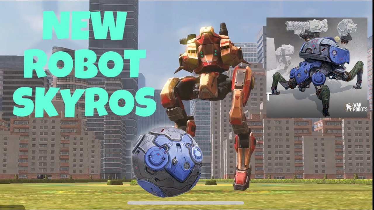 New Robot Skyros | War Robots Test Server - YouTube