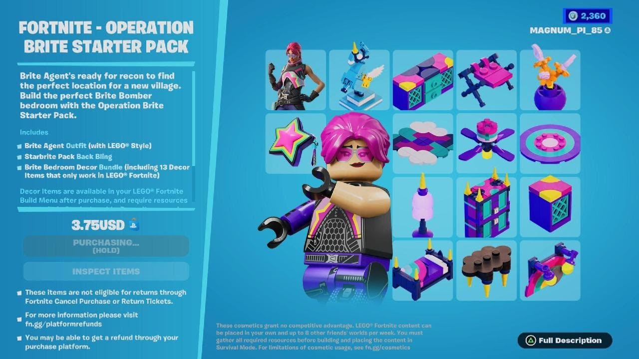 Brite Agent LEGO Bundle in Fortnite Chapter 5 season 2 - YouTube