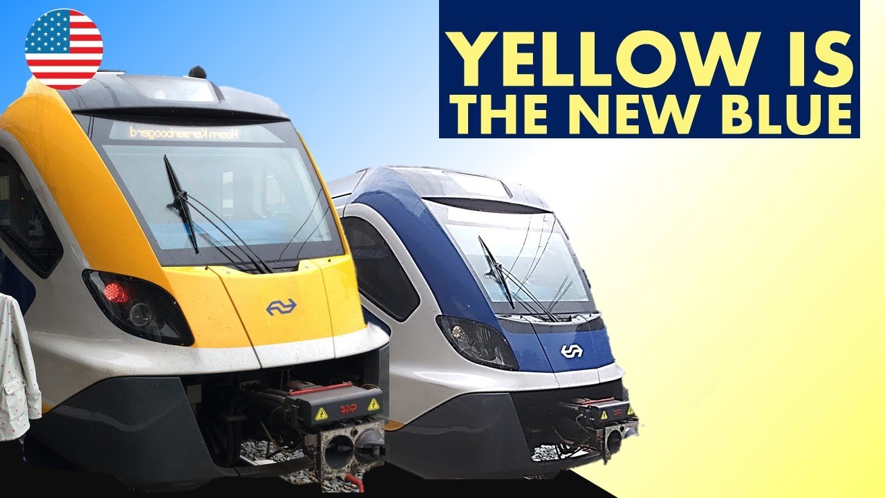 Why this Dutch train changed color: Yellow is the New Blue - YouTube