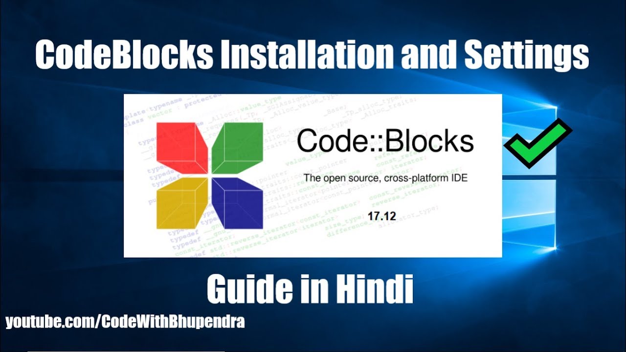 Codeblocks Installation And Settings Guide In Hindi Youtube