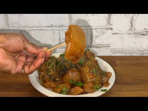 How to cook Peppered Kpomo/Cow Skin sauce perfectly | Easy Recipes ...