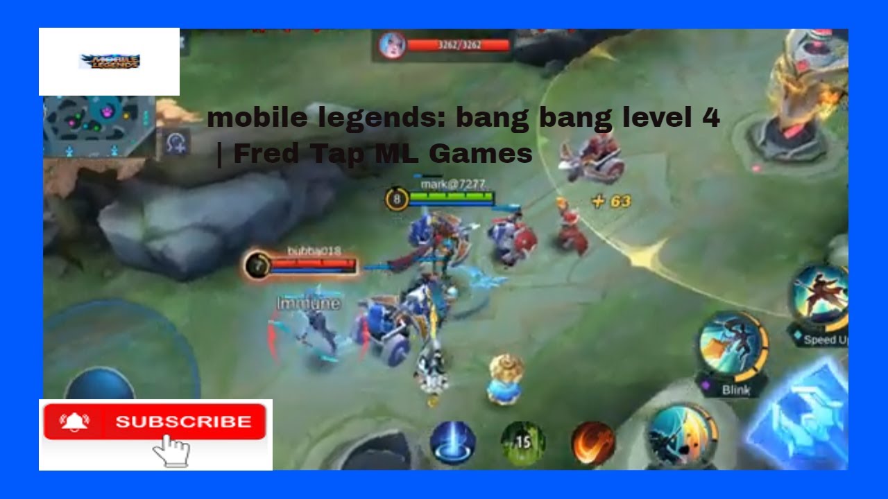 mobile legends: bang bang level 4 | Fred Tap ML Games - YouTube
