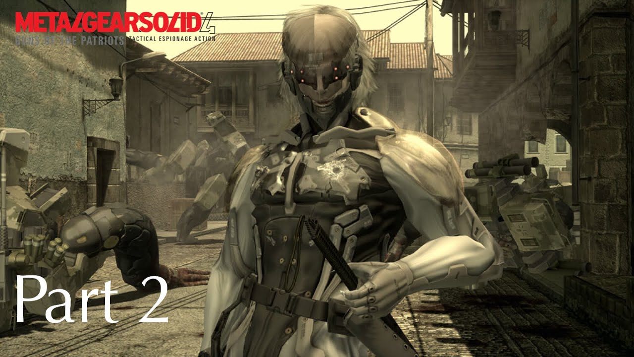 Metal Gear Solid 4: Guns Of The Patriots Playthrough Part 2|Solid Sun ...