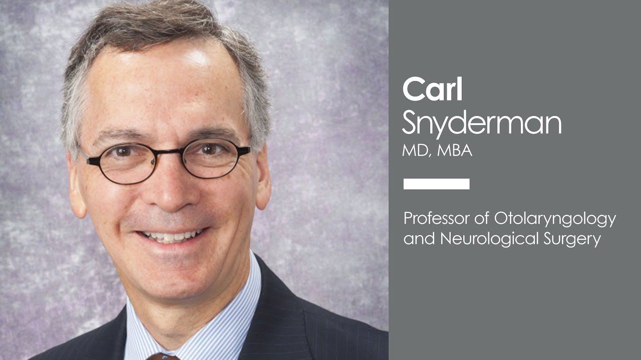 Interview Series: Carl Snyderman, MD, MBA - YouTube