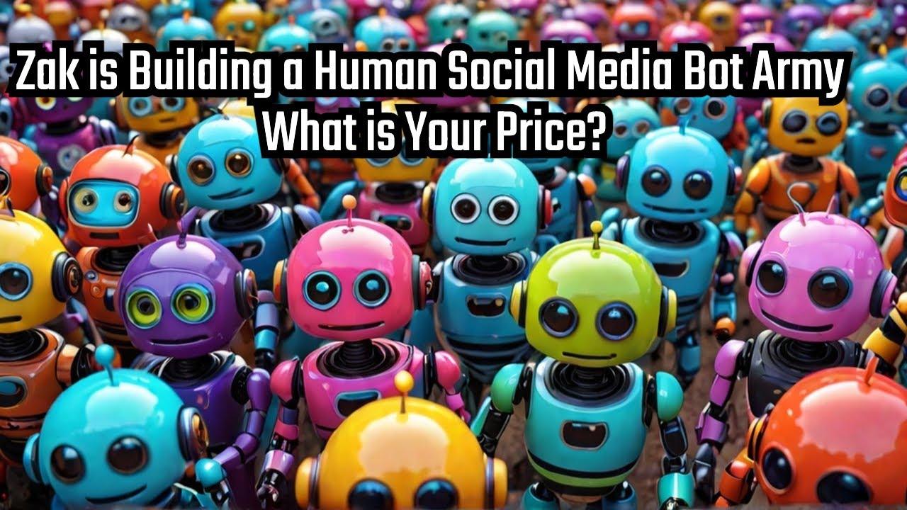 Zak is Building a Human Social Media Bot Army - What is Your Price ...