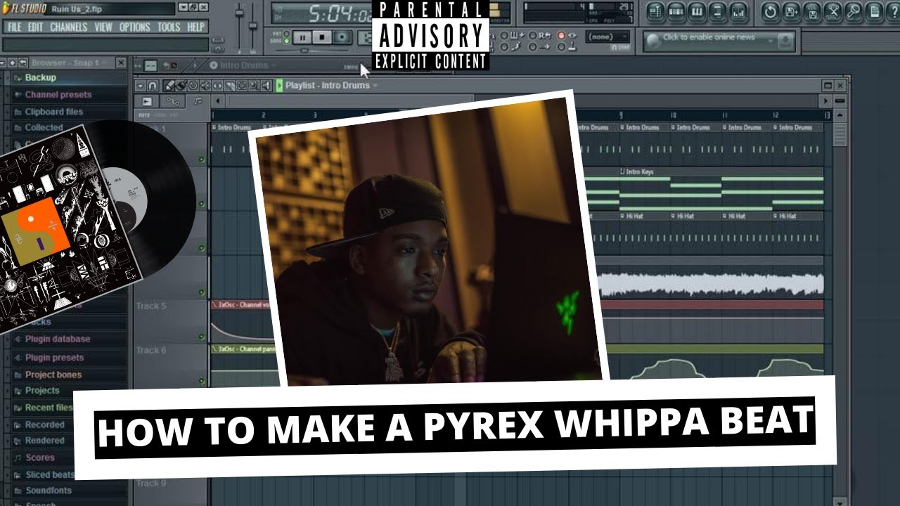 HOW TO MAKE A PYREX WHIPPA TYPE BEAT (LIVE COOKUP) Tutorial [giggle ...