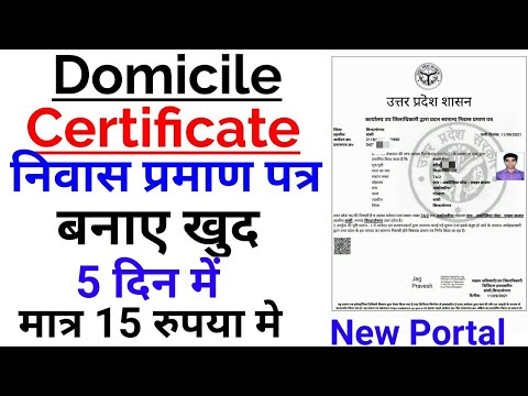 How to make Domicile certificate | How to Apply domicile certificate ...