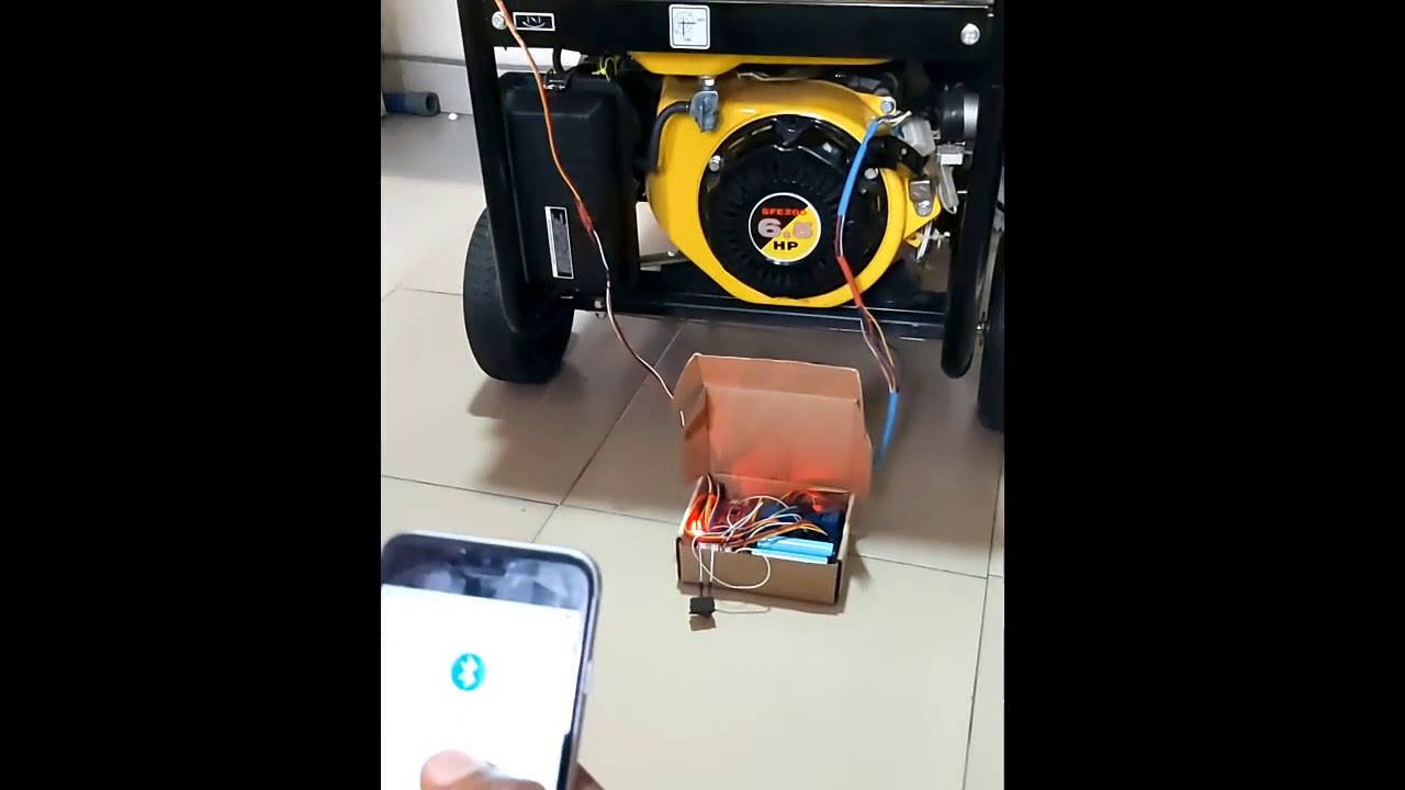 Bluetooth Controlled Generator Start/Stop - YouTube
