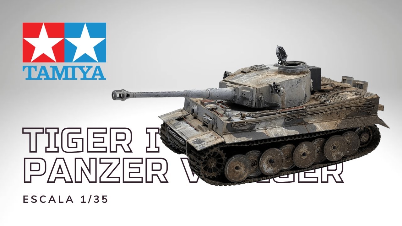 Tanque TIGER I de TAMIYA con CAMUFLAJE INVERNAL 🥶 - YouTube