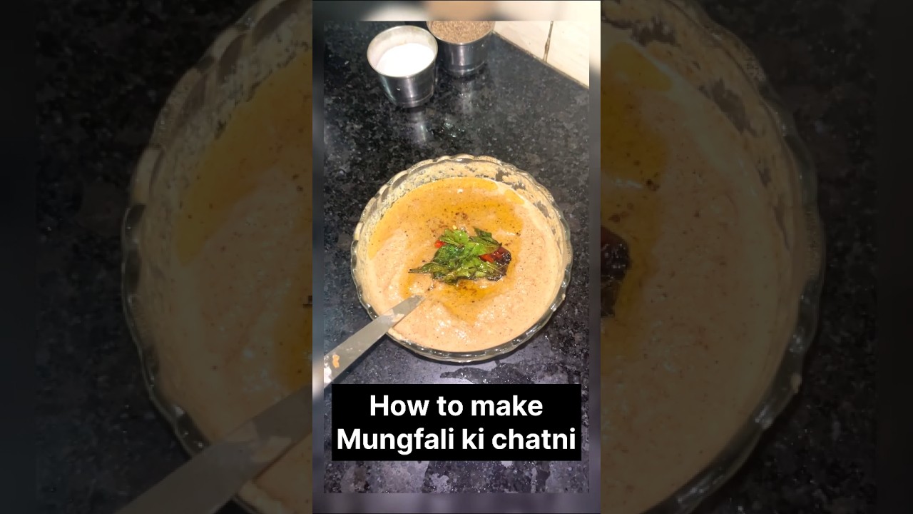 Mungfali ki chutney receipe #cooking #kitchen #food #mungfalikichutney ...