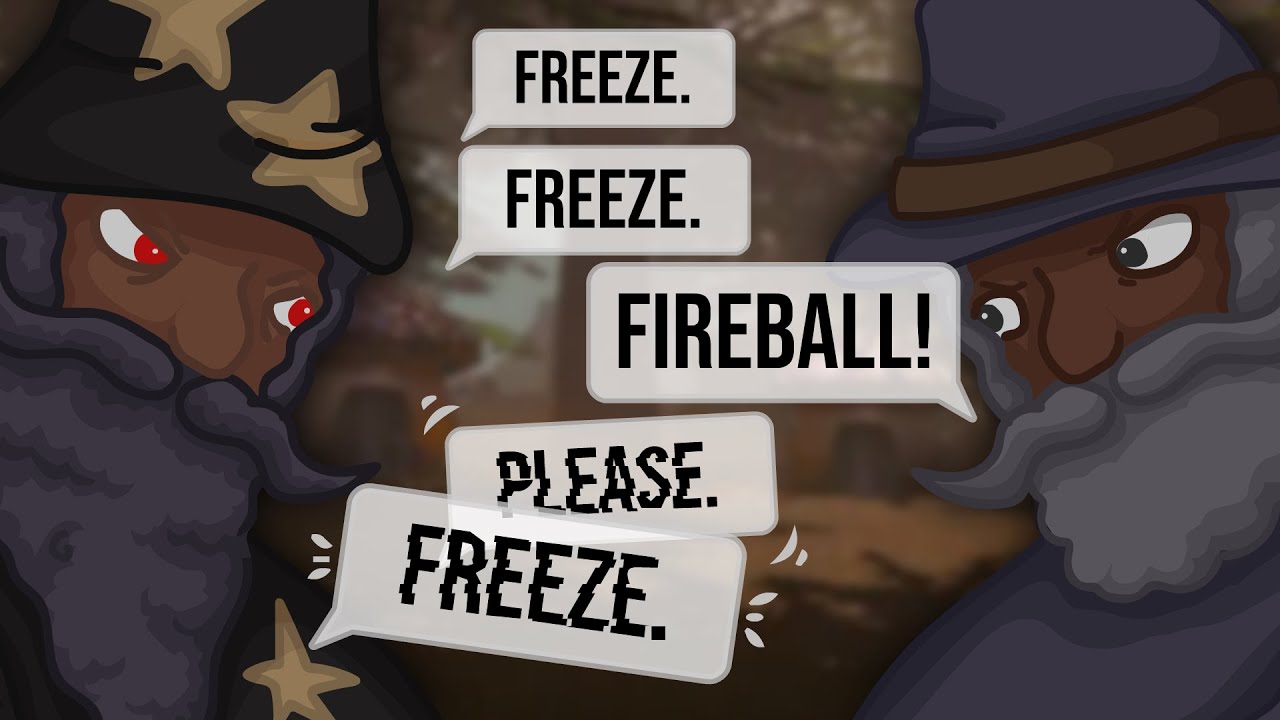 A Bunch Of Grown Men Shout "Fireball" / Mage Arena - YouTube