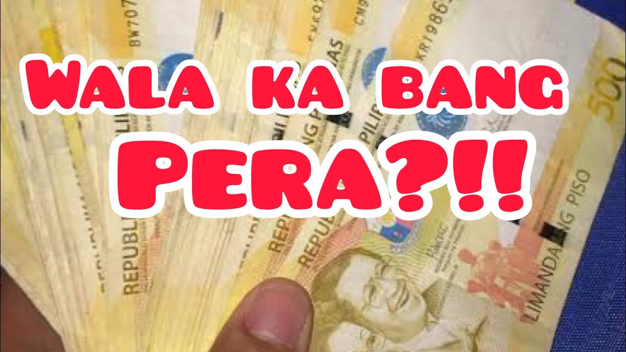 10 SINTOMAS NG WALANG PERA.OO NGA ANO?!! - YouTube