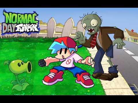 FNF' NORMAL DAY FUNKIN DEMO!! | OFFICIAL GAMEPLAY [Botplay] #fnfmods #fnfgameplay #pvz