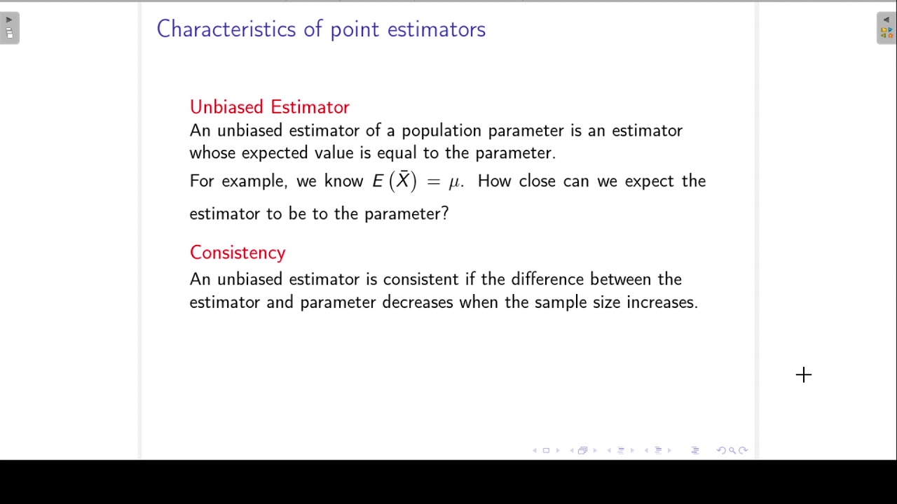 Estimation lecture 1: point estimates - YouTube