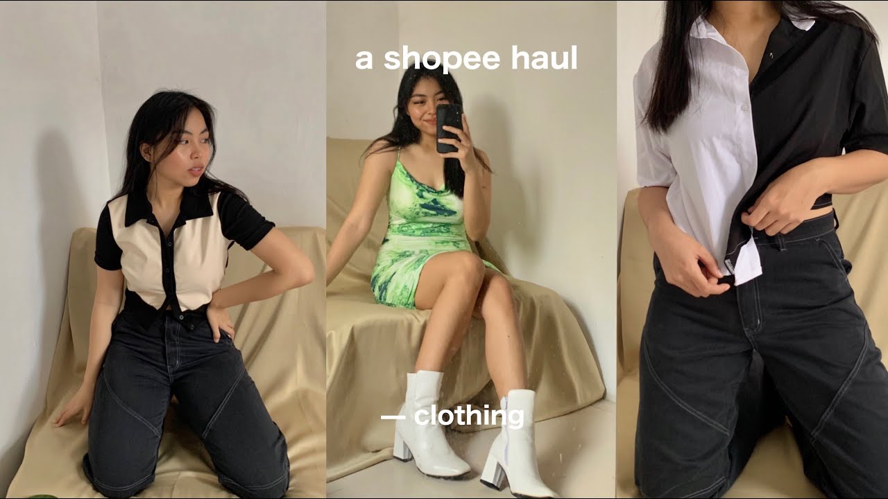 a shopee clothing haul (11.11 ready!) - YouTube