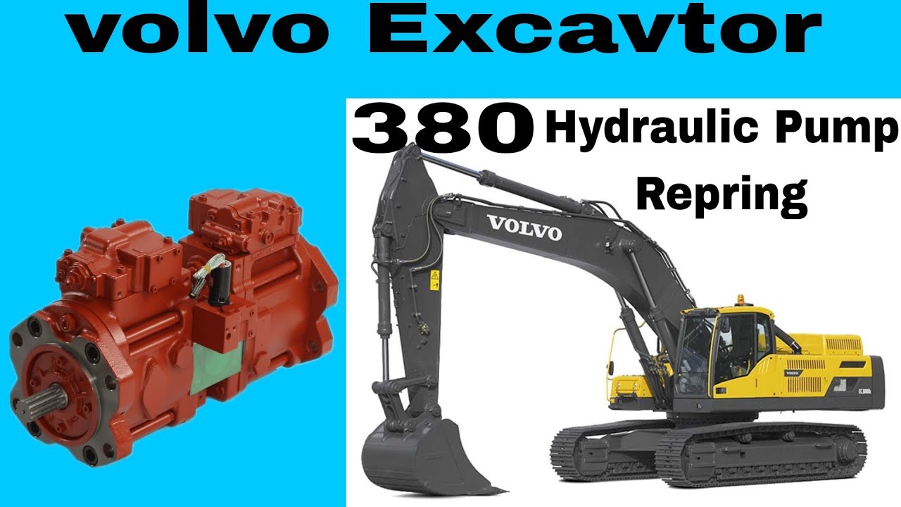 Volvo Excavtor 380 Hydraulic pump Clynder and postin Fating. abid iqbal ...