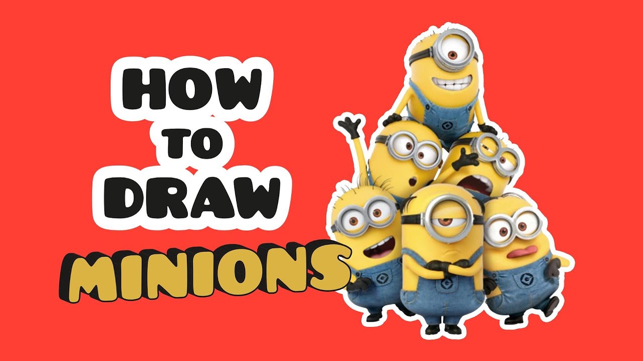 How to Draw Minions for Kids | Easy Step-by-Step Minion Drawing ...