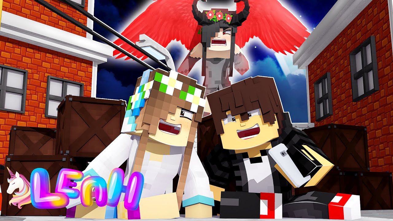 EVIL ANGEL LEAH SPIES on DONNY'S NEW GIRLFRIEND... Minecraft - YouTube