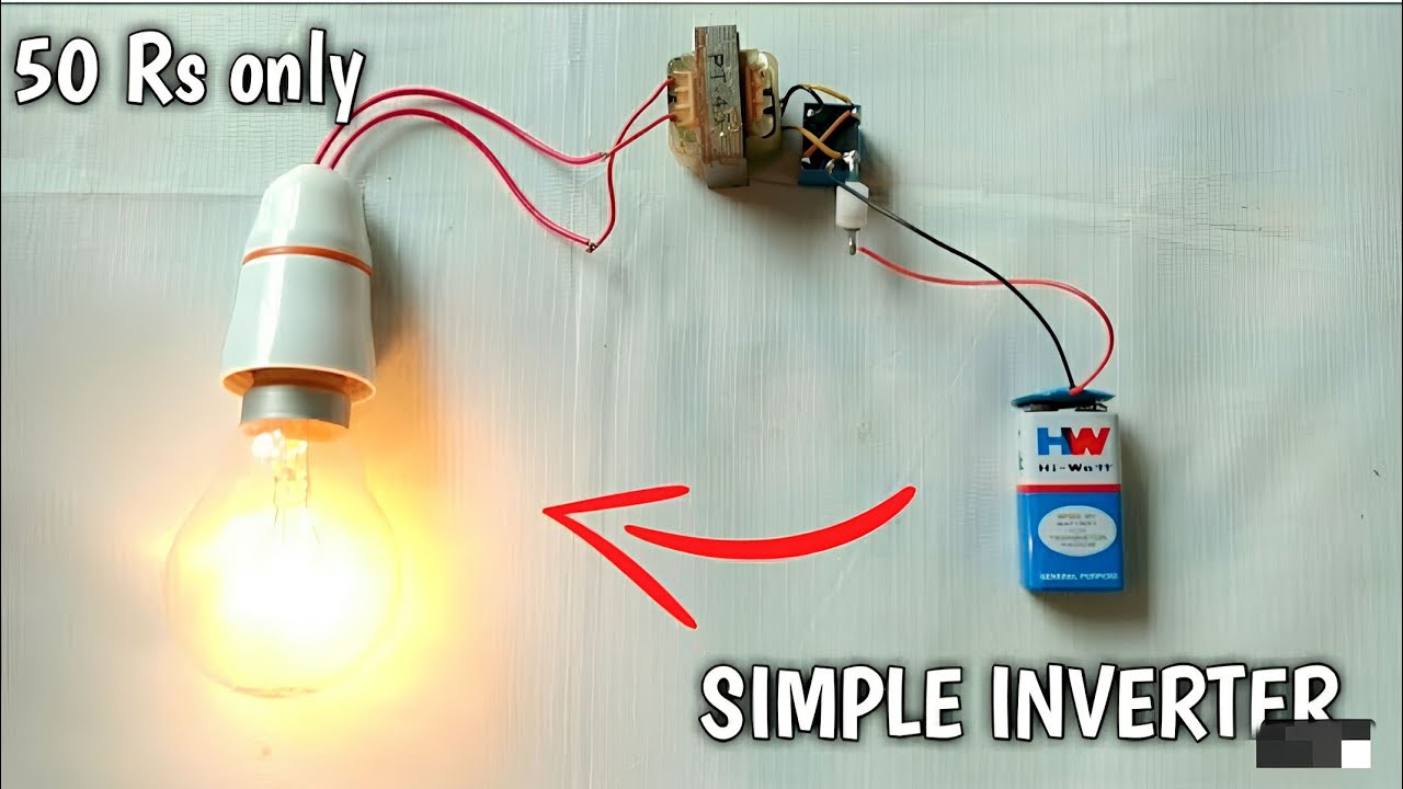 How To Make Relay Inverter At Home || invoter कैसे बनाये घर पे - YouTube