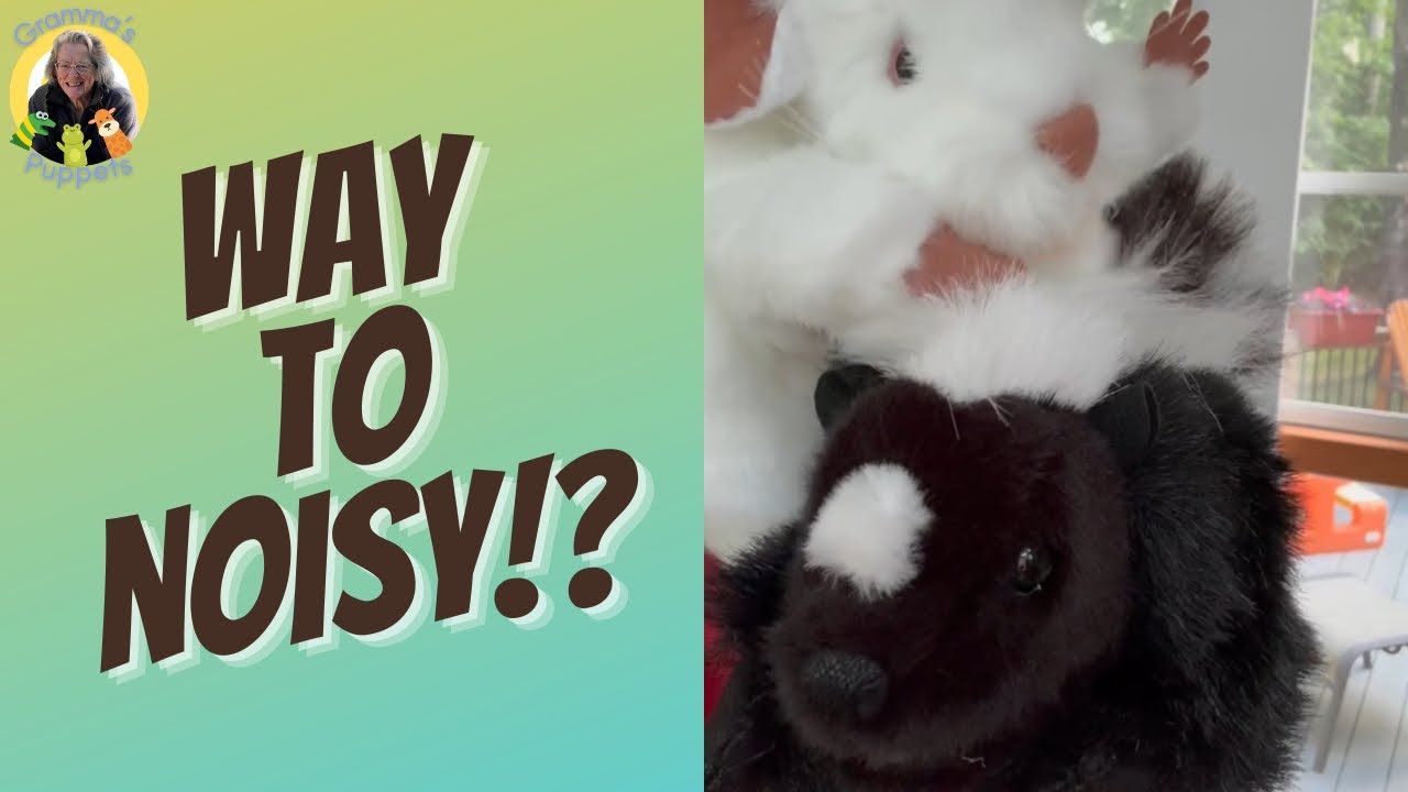 Cheesie and Stinky are so noisy | Gramma’s Puppets - YouTube