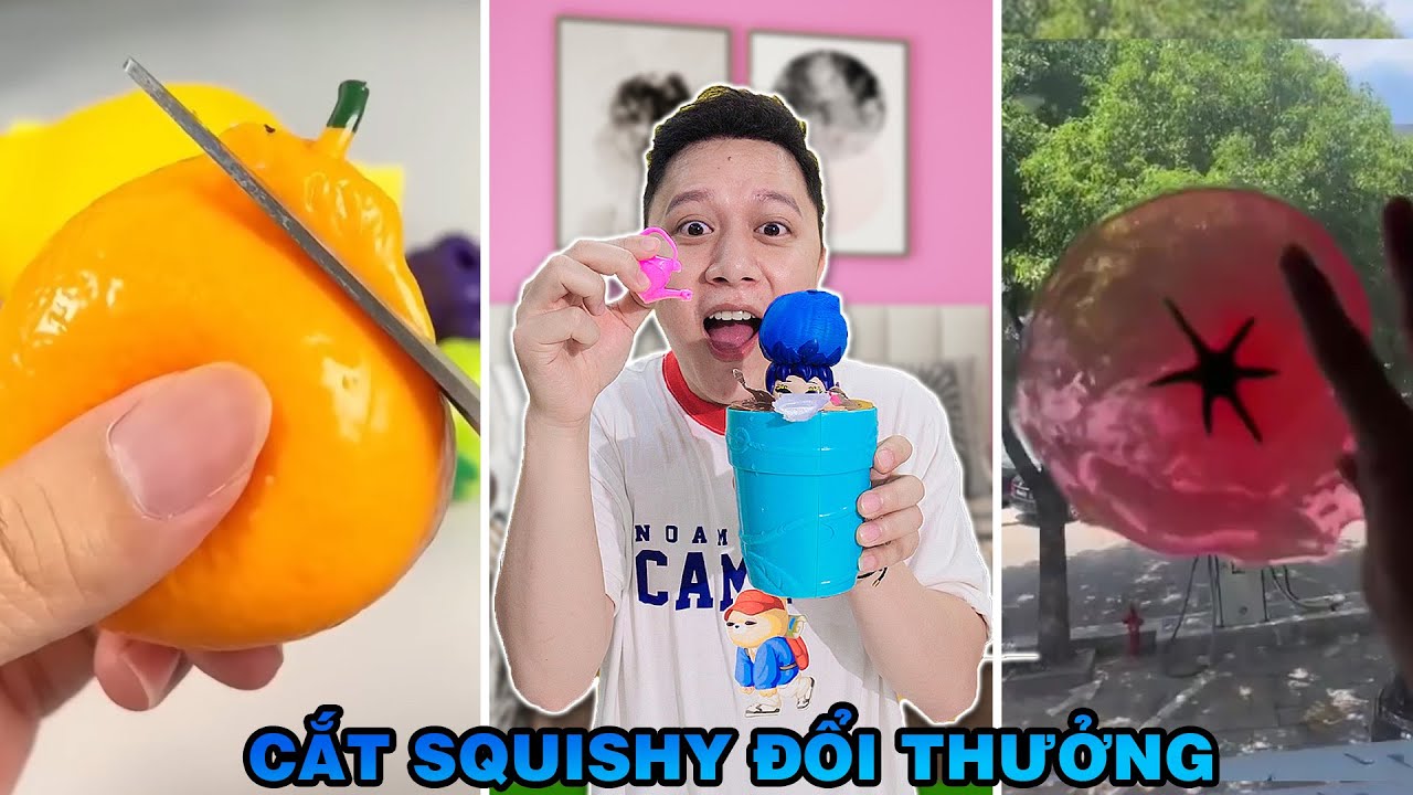 Thử Cắt Squishy Đổi Thưởng - Tưới Nước Mọc Squishy Từ Chậu Hoa, Mua ...