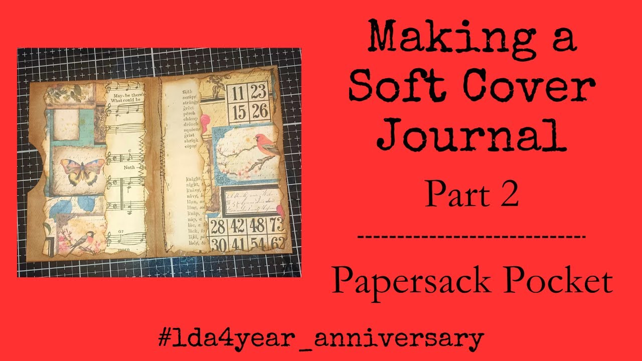 Making a Soft Cover Journal Part 2: Creating a Papersack Pocket # ...