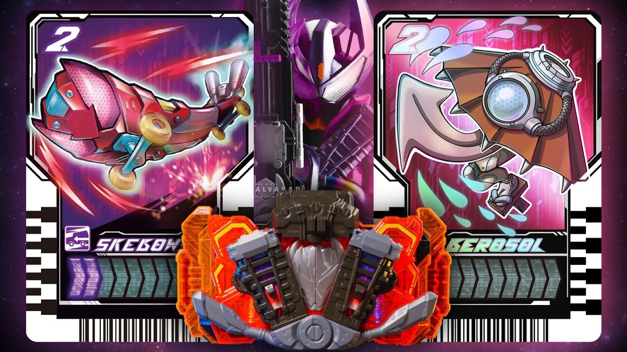 SKEBOROSOL! Kamen Rider Valvarad Skebows x Berosol Chemy Card Henshin ...