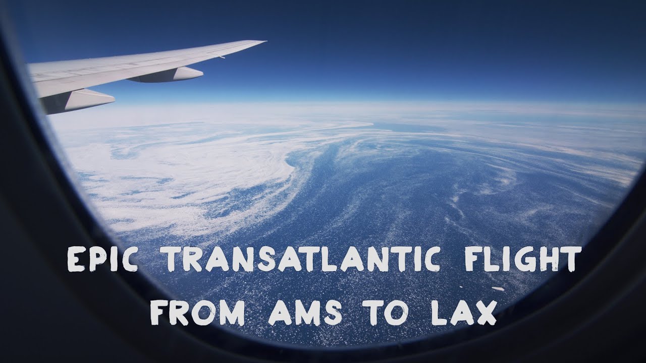 EPIC Transatlantic Flight over Greenland (AMS-LAX) | 4K - YouTube