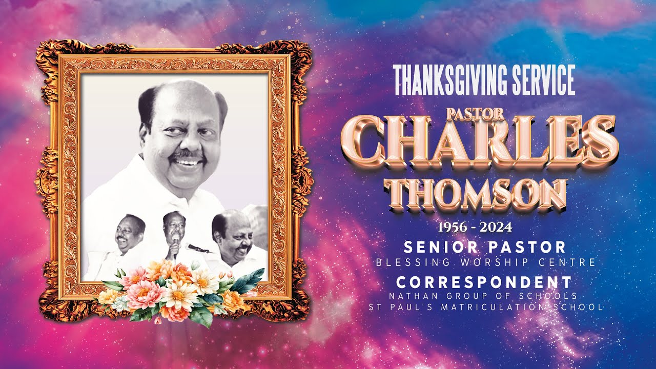 🔴🅻🅸🆅🅴 - Thanks Giving Service | Pastor.Charles Thomson | #Jebamtv - YouTube